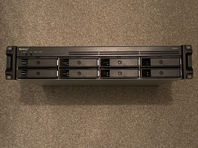 SYNOLOGY RS1221+ NAS Rack Enclosure 8 Bay £950.00 - PicClick UK