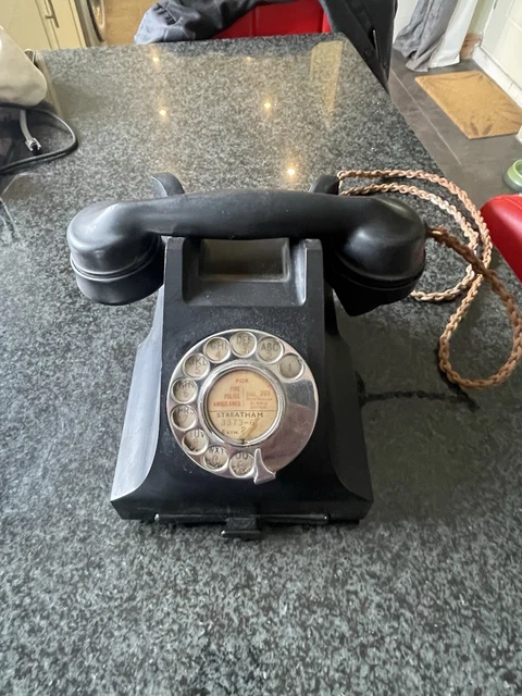 VINTAGE BAKELITE TELEPHONE £42.32 - PicClick UK