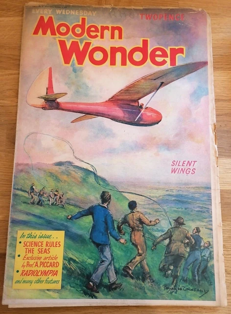 MAGAZINE - MODERN Wonder Illustrated Pictorial Paper Vol 1 No 16 Sept 4 ...