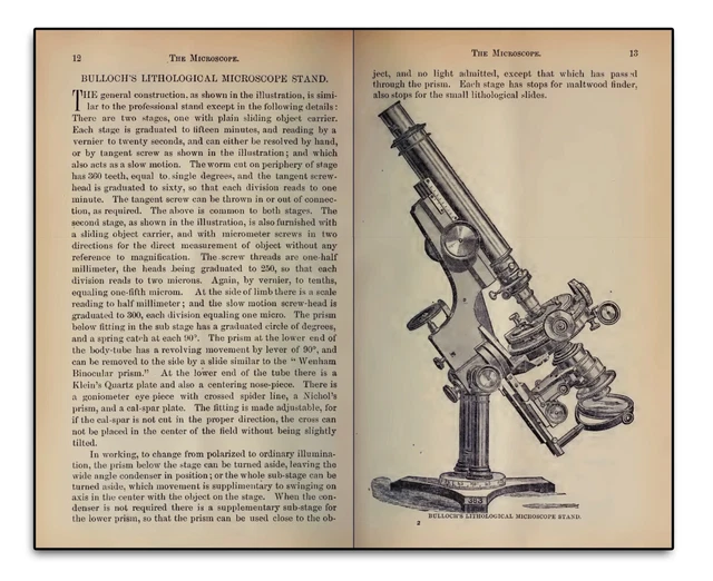 VINTAGE RARE MICROSCOPE Magazines Journals on USB Histology Slides ...