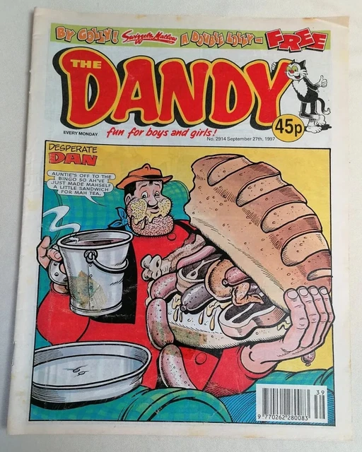 COMIC - VINTAGE British Comic The Dandy Fun For Boys & Girls No. #2914 ...