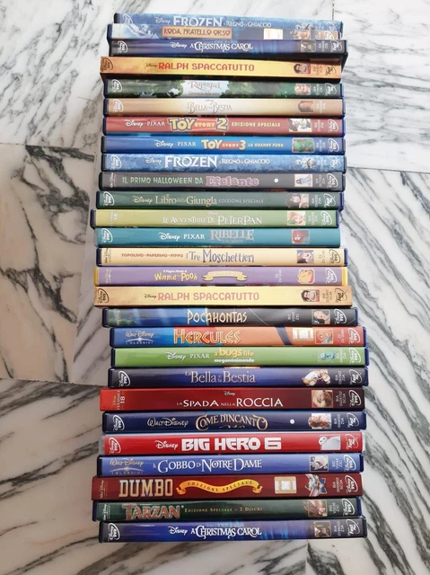 LOTTO STOCK 27 Dvd Originali Disney Cartoni Pixar Vari Usati Edizioni ...