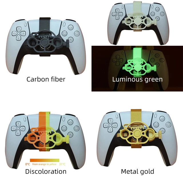 3D PRINTED MINI Steering Wheel For Sony PS5 Controller Racing ...