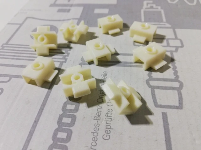 10X BEFESTIGUNG CLIPS Mercedes W124 Verkleidung Tür Beplankung ...