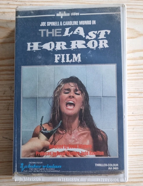 THE LAST HORROR Film – Alpha Intervision VHS video tape in original box ...