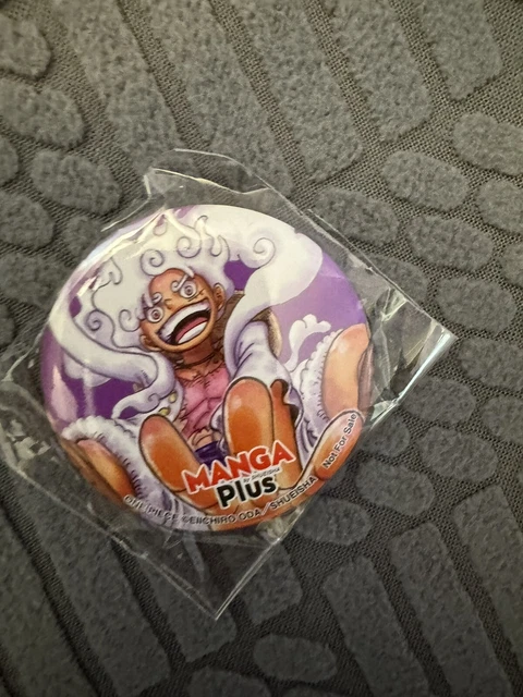MANGA PLUS GEAR 5 Luffy One Piece Badge Anime Expo 2024 AX 24 $10.00 ...