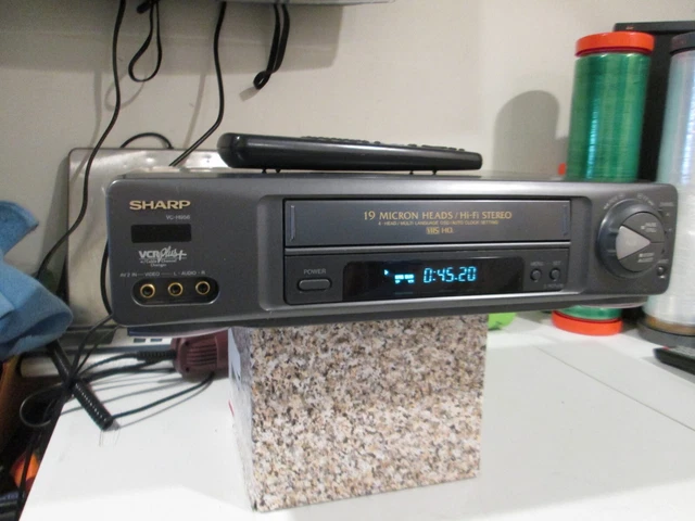 SHARP HI-FI VCR Model VC-H956U VHS Cassette Recorder Player W/Remote ...