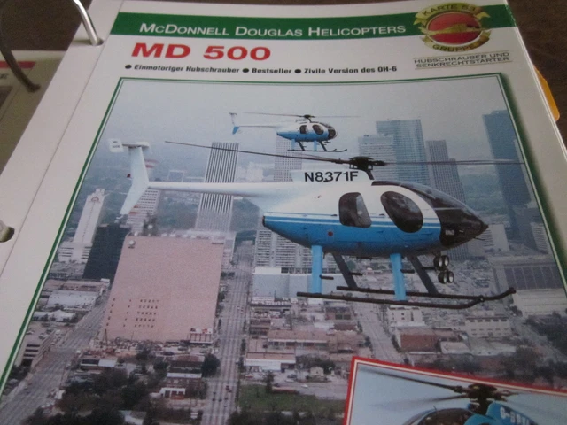 FASZINATION 3 53 McDonnell Douglas Helicopters MD 500 USA EUR 4,14 - PicClick DE