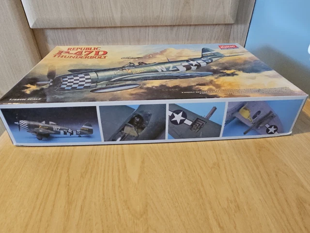 ACADEMY REPUBLIC P-47D Thunderbolt 1/48 Scale Model Airplane Kit #2159 ...
