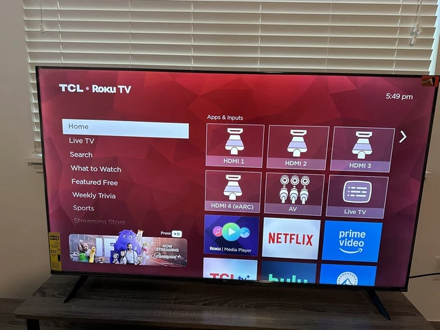 TCL 55& CLASS 4-Series 4K UHD HDR Smart Roku TV (55S451) $248.00 - PicClick