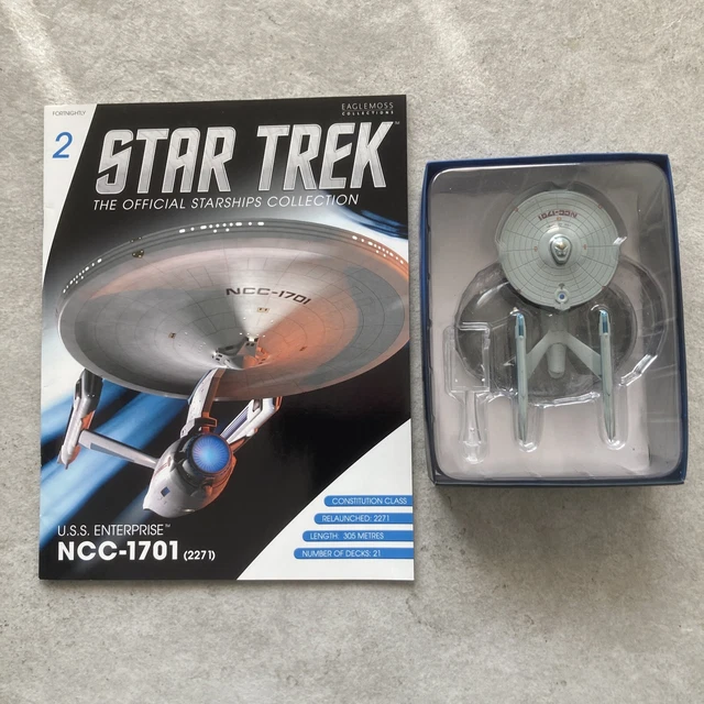 STAR TREK USS Enterprise NCC-1701 Eaglemoss Official Starships ... STAR TREK USS Enterprise NCC-1701 Eaglemoss Official Starships ...