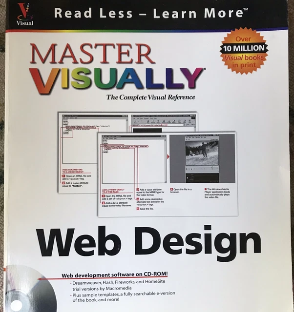 MASTER VISUAL WEB Design (visual Read Less, Learn More) By C. Galtin ...