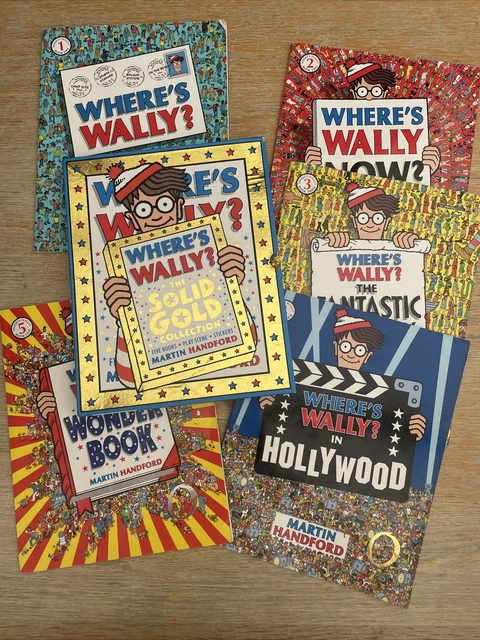 WHERES WALLY THE Solid Gold Collection Oversized 5 Book Box Set £5.99 ...