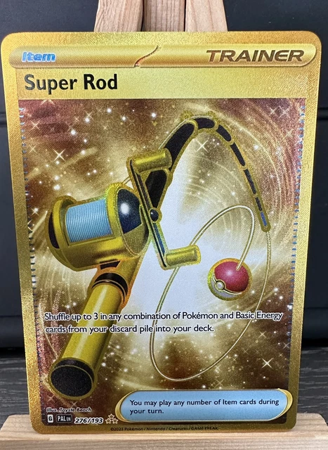 POKEMON SUPER ROD Gold - Paldea Evolved - 276/193 - Pack Fresh £12.50 ...