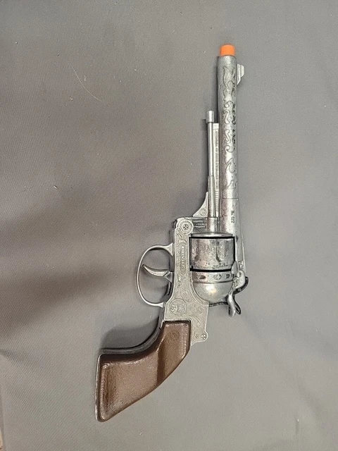 GONHER TOY CAP Gun Revolver Die Cast Pistol 12 shot Made in Spain ...