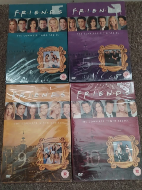 DVD BUNDLE FRIENDS TV Show Seasons 3,5,9 & 10 All NEW & Sealed £12.99 ...