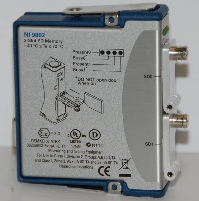 *NEW * NATIONAL Instruments NI 9802 Secure Digital Removable Storage ...