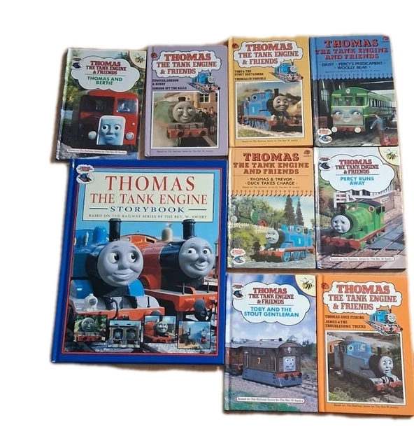 THOMAS THE TANK Engine Hardback Vintage Book Bundle 9 Childrens Books £ ...