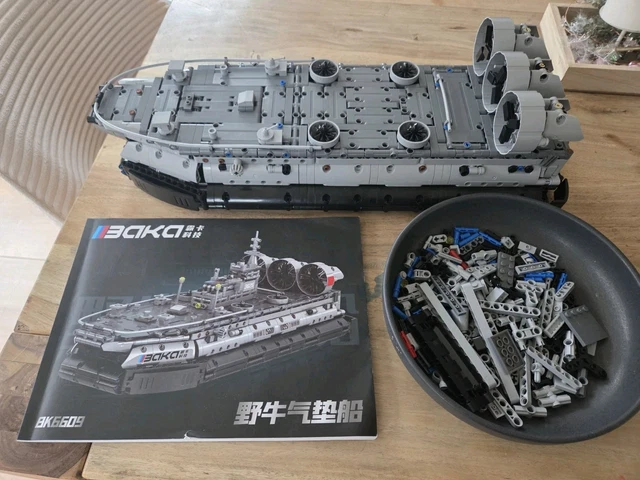 BAKA BK6609 LUFTKISSENBOOT Klemmbausteine Lego Hovercraft 1676 Teile ...