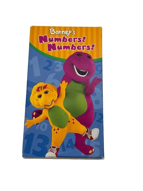 BARNEY & FRIENDS Numbers Numbers VHS Video Tape PBS Kids Rare Vintage £ ...