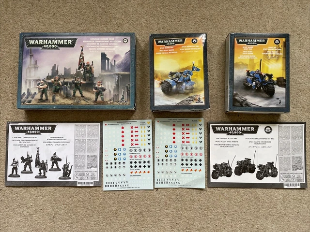 WARHAMMER 40K EMPTY Boxes Space Marines & Imperial Guards £2.50 ...