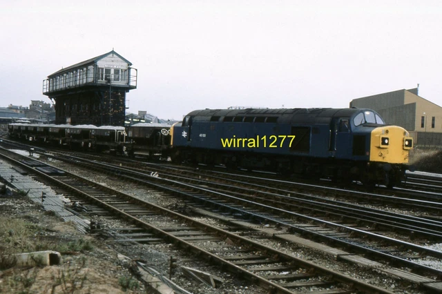 ORIGINAL RAILWAY SLIDE Class 40 40133 at Chester £3.75 - PicClick UK