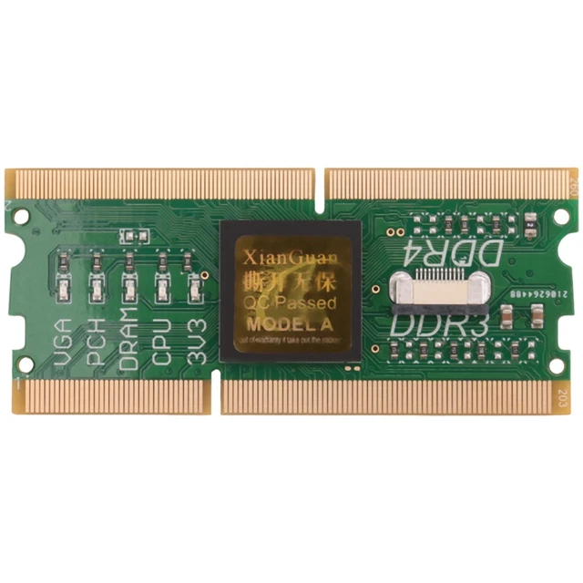 MEMORY SLOT DDR3/DDR4 Diagnostic Analyzer Test Card Notebook for DDR3 ...