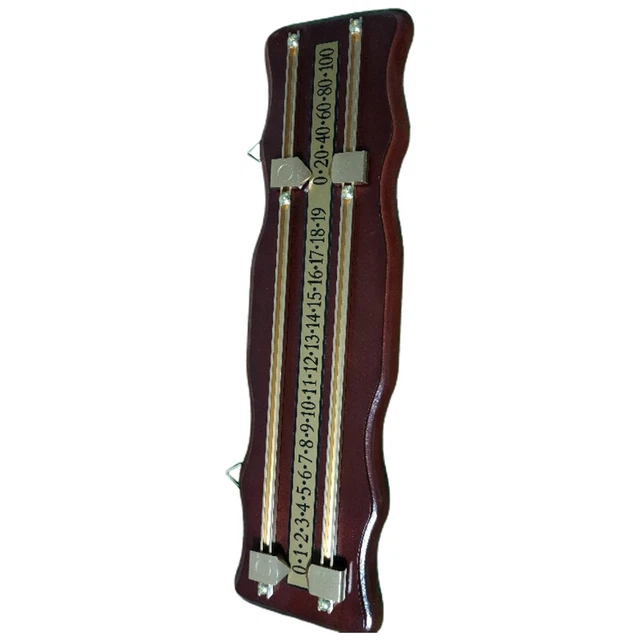 BILLIARD SCORE BOARD Scoring Device Shuffleboard Wall Mounted ...