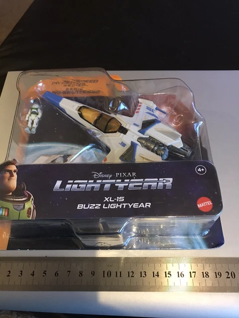 DISNEY PIXAR LIGHTYEAR Hyperspeed Series XL-15 Rocket Ship + Mini Buzz ...