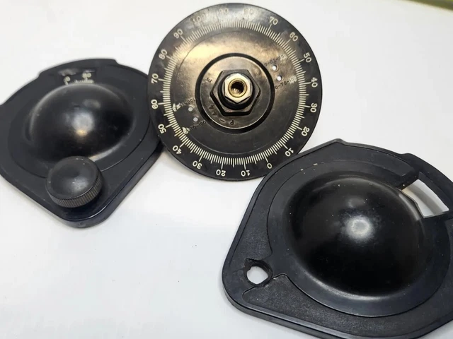 VINTAGE RADIO DIAL Knob Bakerlite USA 1922 June 20 Plus Spares $75.00 ...