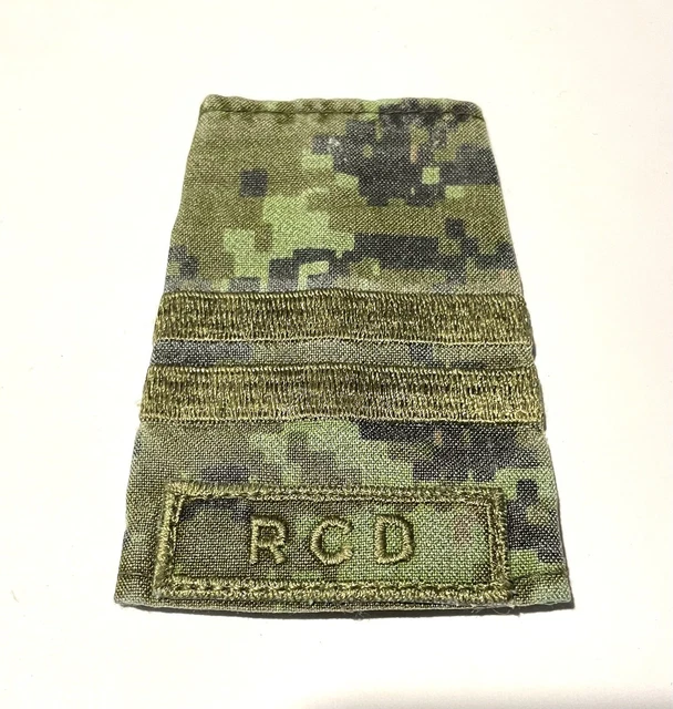 CANADIAN ARMY UNIFORM Epaulette, RCD Dragoons, Captain, Obsolete Cadpat ...