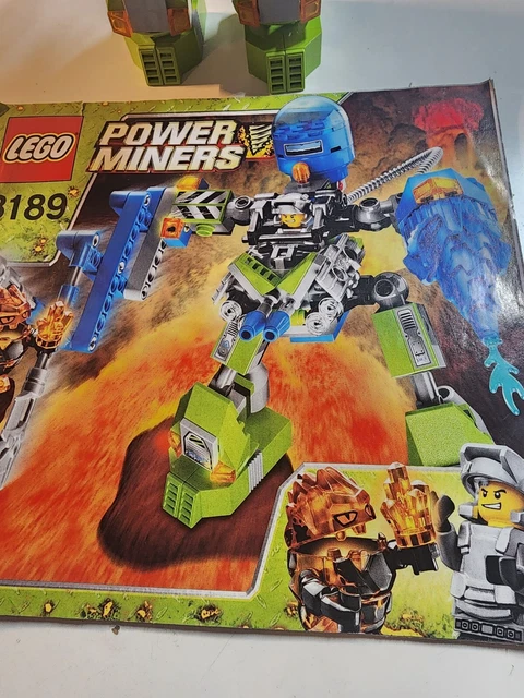 RARE LEGO POWER Miners: Magma Mech (8189) - 100% Complete $79.99 ...