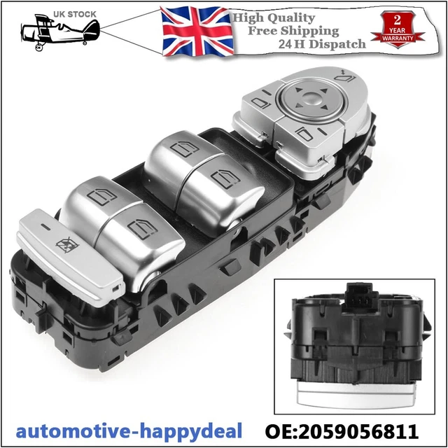 CAR WINDOW REGULATOR Switch A2059056811 For Mercedes-Benz C-Class W205 ...