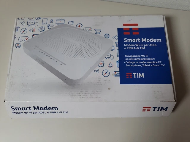 TIM SMART MODEM Technicolor - Bianco EUR 20,00 - PicClick IT