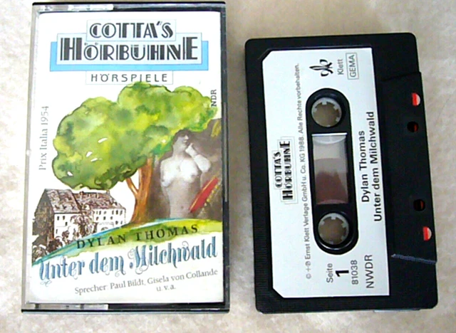 MC KASSETTE COTTA´S Hörbühne, Unter dem Milchwald, Dylan Thomas ...