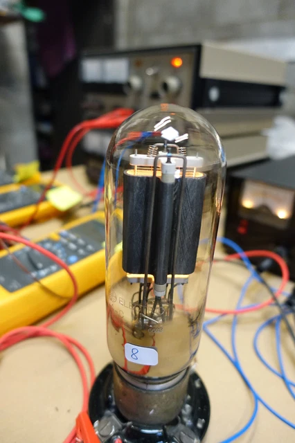 ONE VINTAGE GE audio amplifier triode 211 VT-4-C VT4C VT4-C CV-25 ...