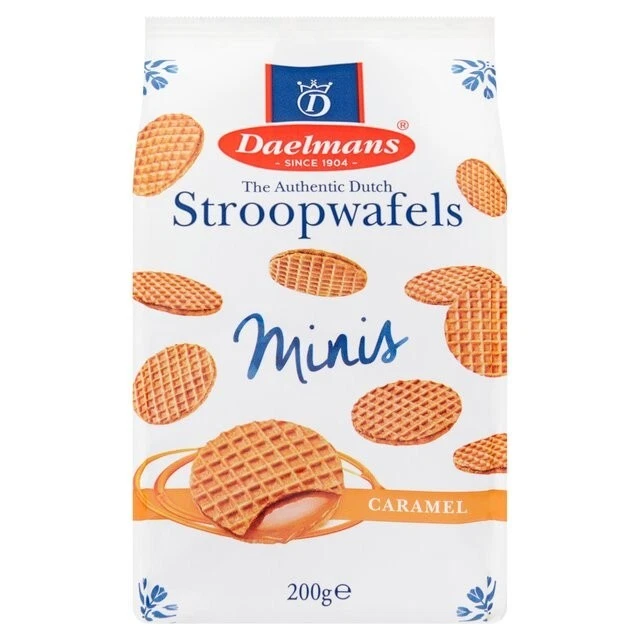DAELMANS MINI STROOPWAFELS 200g PACK OF 2 $18.89 - PicClick AU