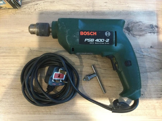 BOSCH PSB 400-2 Drill 400W 2 Speed Working Order c/w Chuck Key £21.48 ...