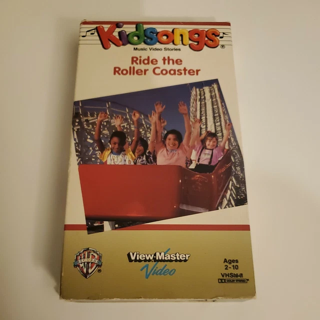 KIDSONGS RIDE THE Roller Coaster Vintage VHS 1990 VTG 90s Nostalgia ...