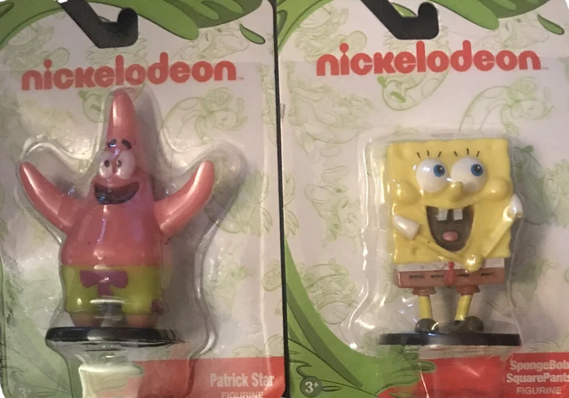PANTALON CARRÉ NICKELODEON Bob l'éponge neuf et figurines Patrick Star - Cake Toppers EUR 13,39 ...