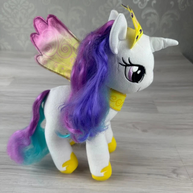 HASBRO MY LITTLE Pony Princess Celestia Unicorn Plush Soft Toy 14” 2017 ...