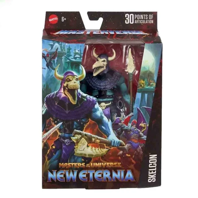MASTERS OF THE Universe Masterverse New Eternia Skelcon (US Card) NEU ...