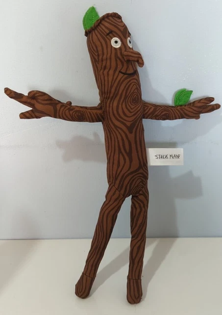 STICK MAN PLUSH Soft Toy Julia Donaldson Alex Scheffler 13" Aurora 2022 ...