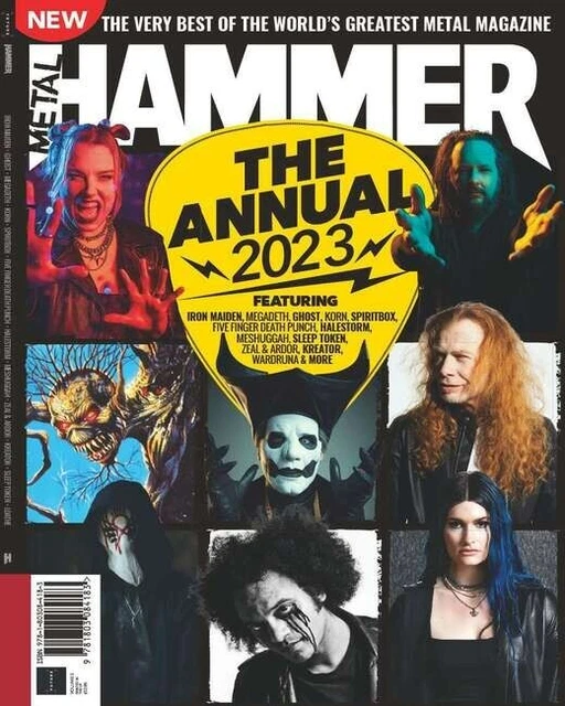 METAL HAMMER MAGAZINE ANNUAL BOOK 2023 New 2022 Iron Maiden Korn Ghost ...