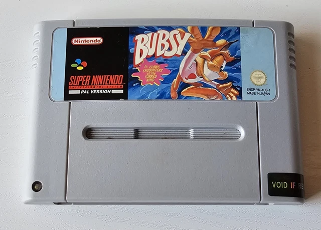 BUBSY: CLAWS ENCOUNTERS Of The Furred Kind Super Nintendo SNES ...