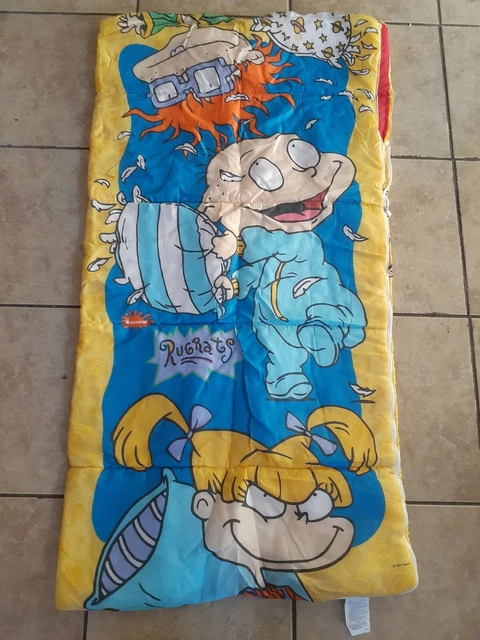 VINTAGE RUGRATS NICKELODEON 1997 Angelica Tommy Pickles Sleeping Bag ...