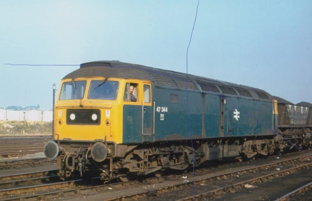 DIESEL TRAIN PHOTO Railway Picture Br Class 47 Photograph British Rail ...