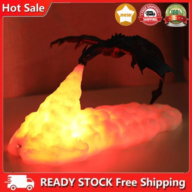 3D PRINT DRAGON Night Light Pollution-Free LED Desktop Lamp for ...
