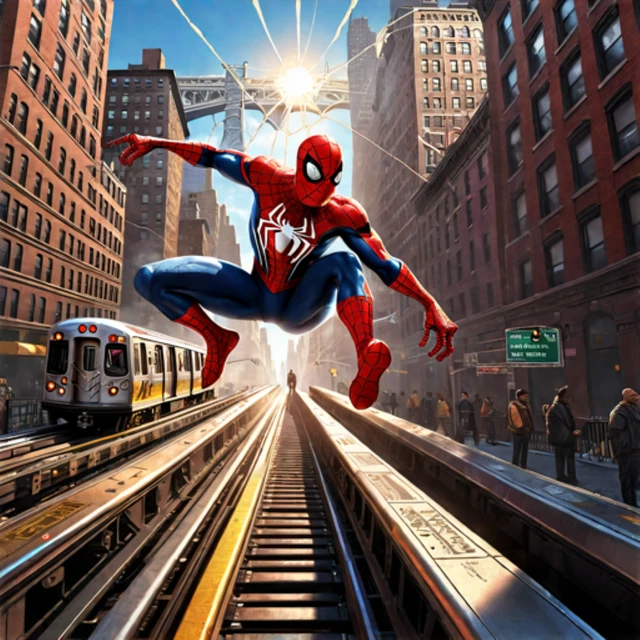 MTA NYC LARGE Subway Map 2024 Poster 23x32" plus Free 8x10 Spiderman ...