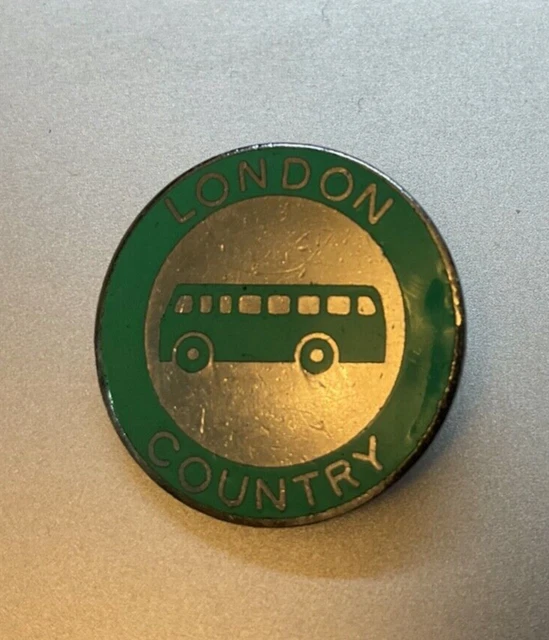 LONDON COUNTRY COACH bus driver conductor advert uniform badge obsolete ...